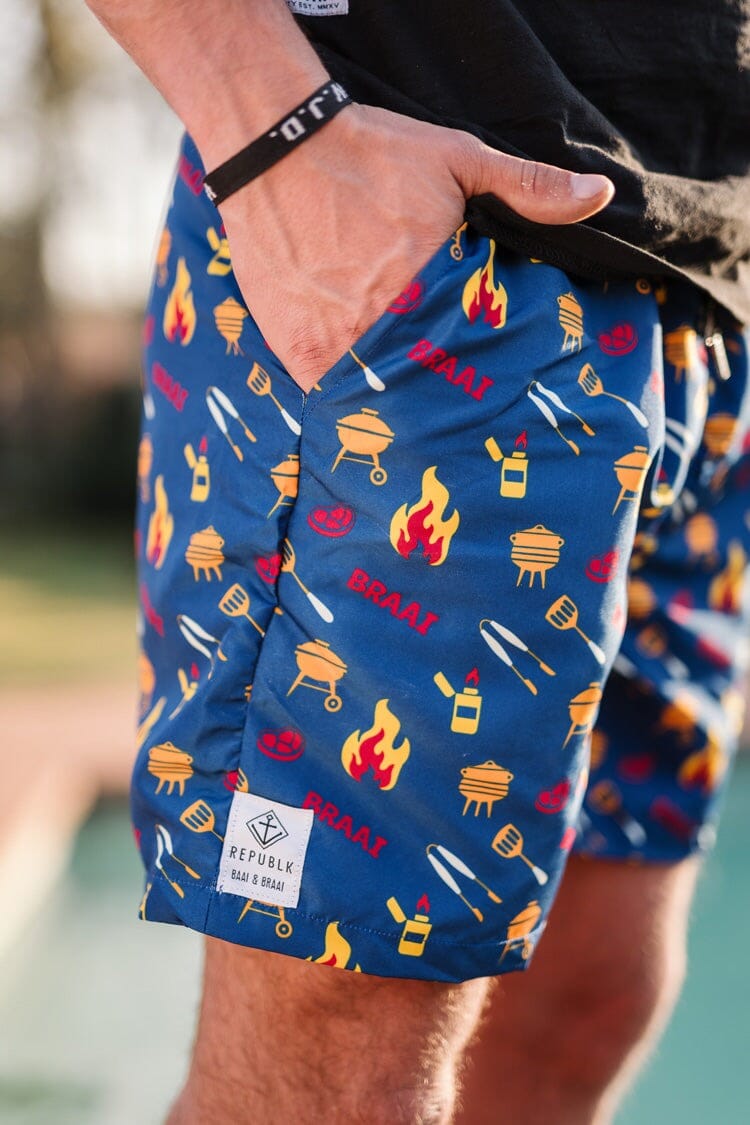 Republk Mens 'Braai' Swim Shorts | Made by Artisans