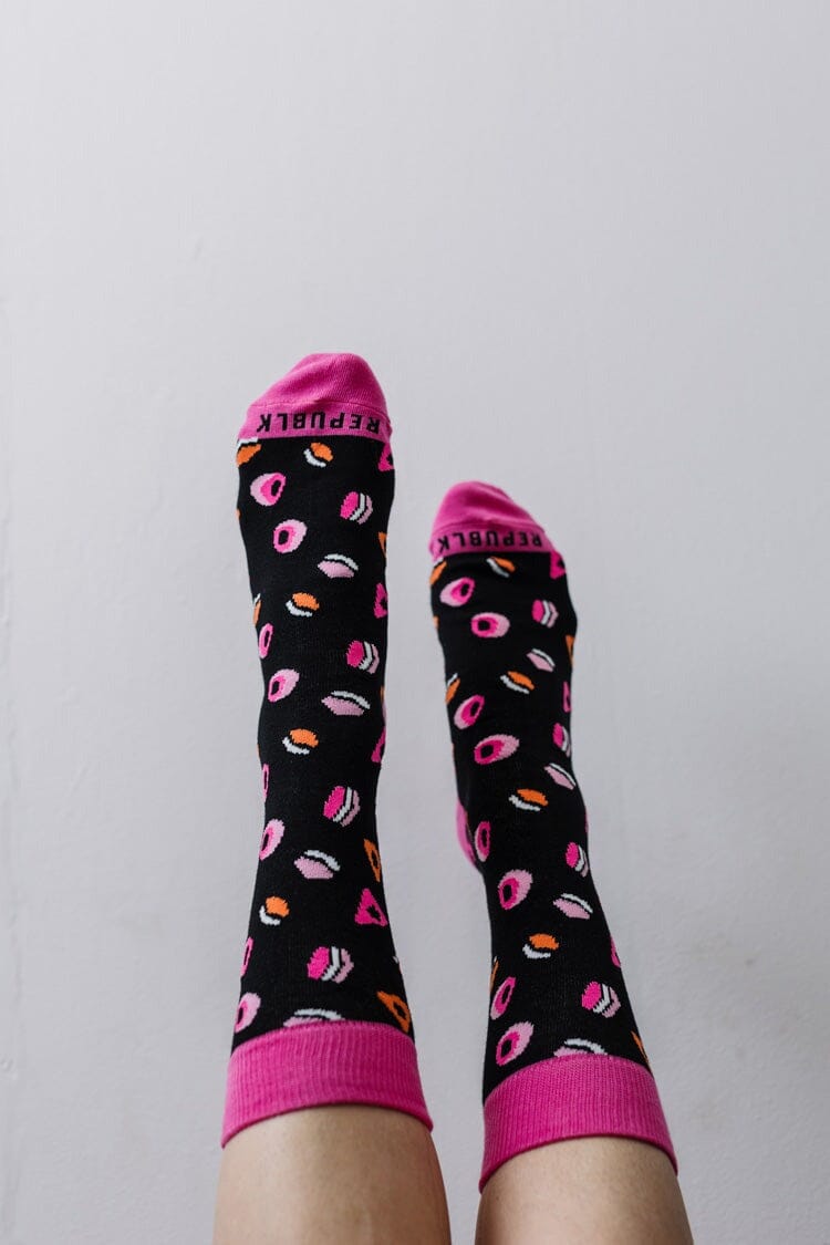 Republk Unisex 'Liquorice' Socks | Made by Artisans