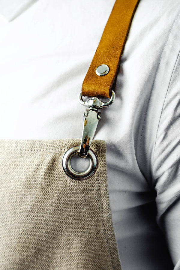 Leather & Fabric Aprons | Made by Artisans