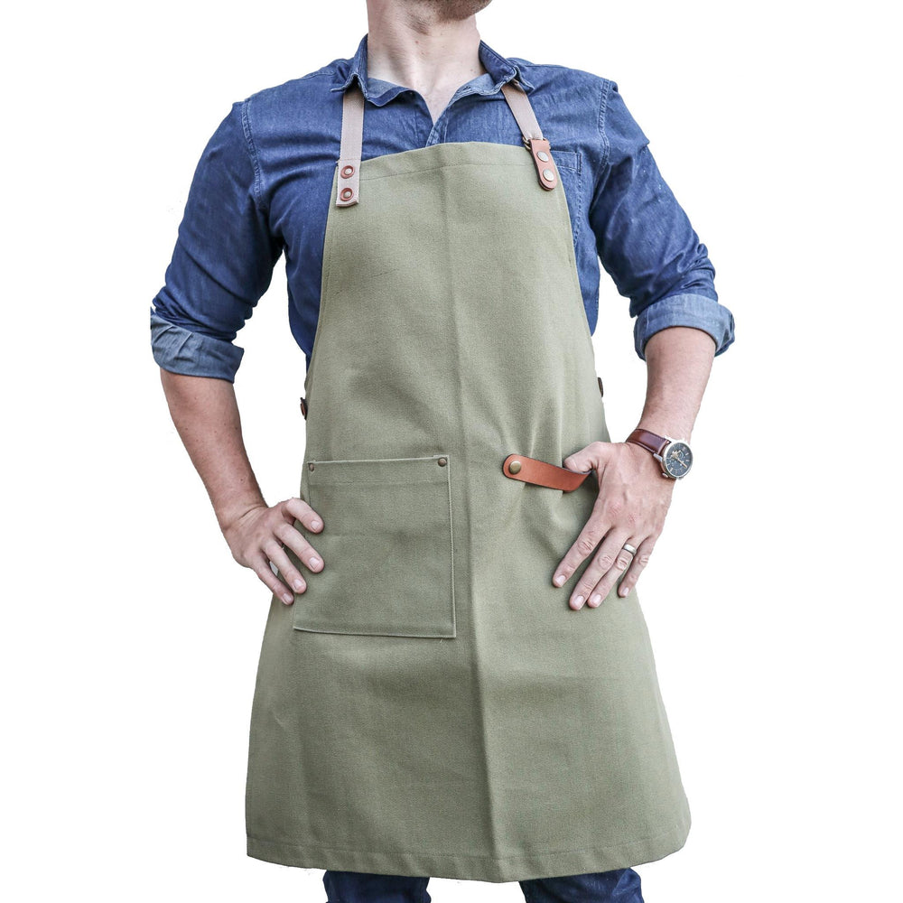 Leather & Fabric Aprons | Made by Artisans